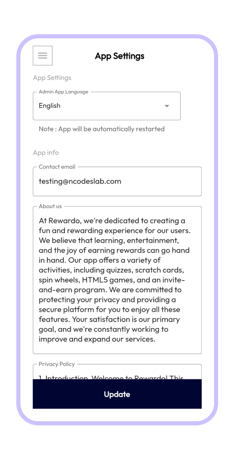 Rewardo : Flutter Quiz Rewarding & Earning App for iOS and Android with Admin Panel by N_Codes_Lab